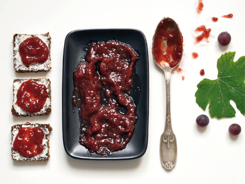 Confiture de Raisin Framboise • Safrangourmand.fr