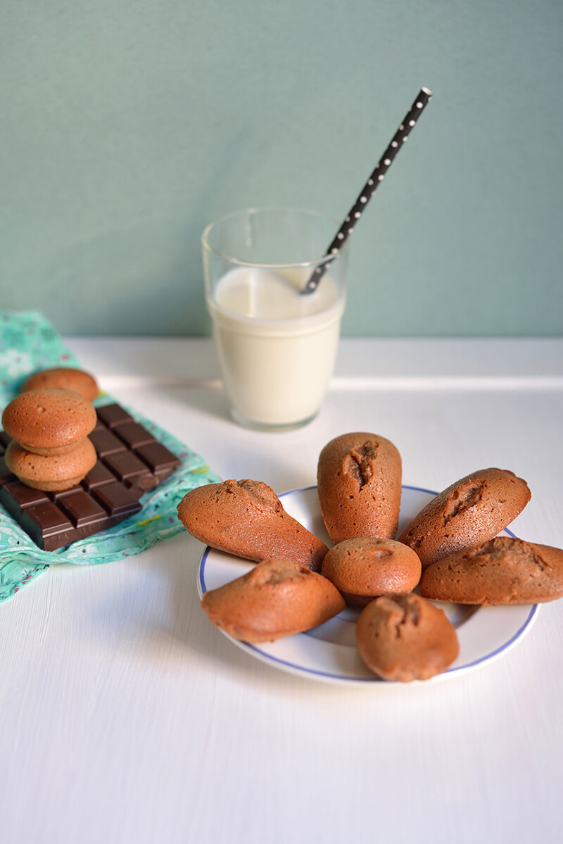 Financiers au Chocolat ! • Safrangourmand.fr