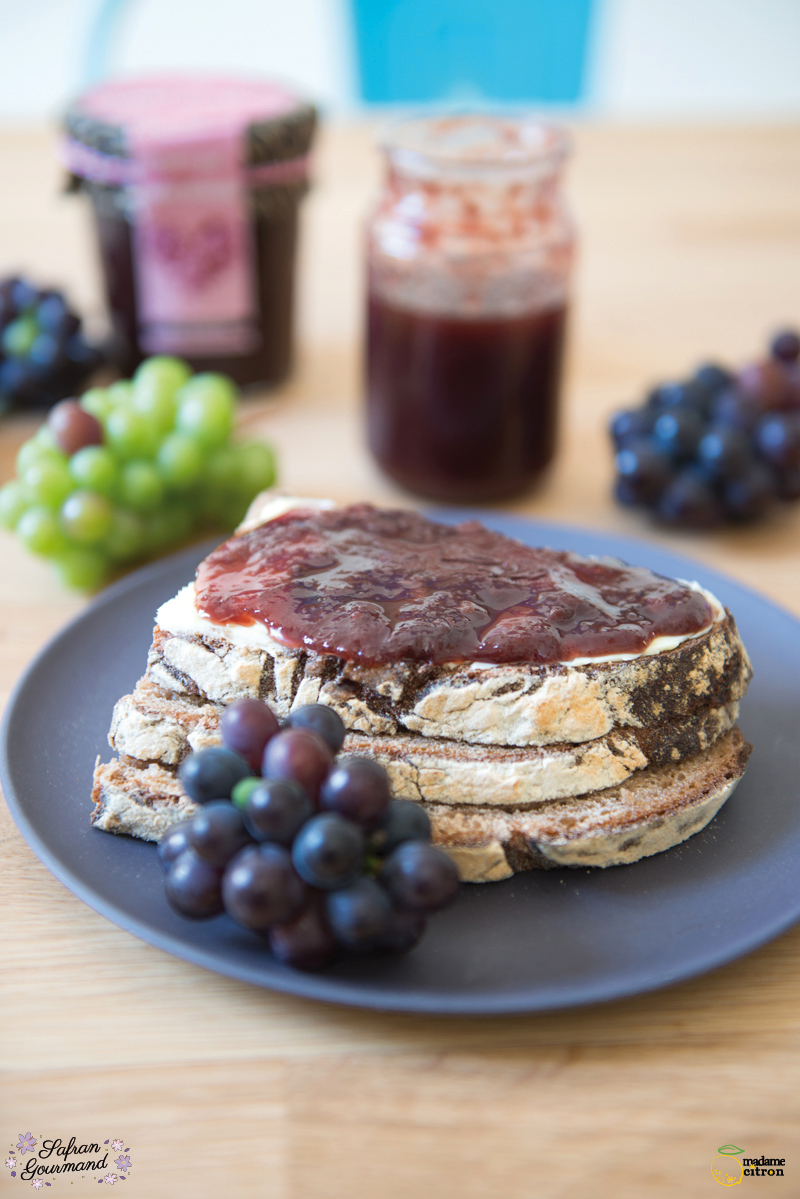 Confiture de Raisin • Safrangourmand.fr