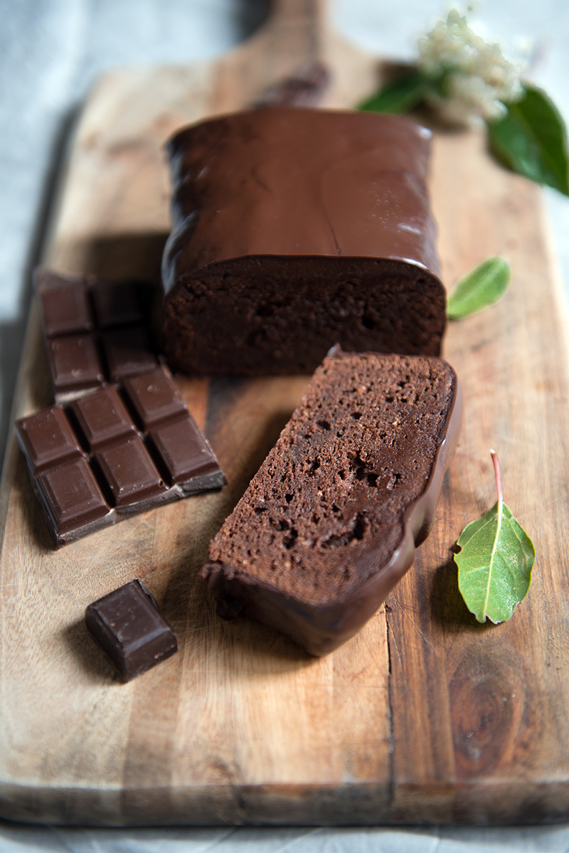 Cake au chocolat noir